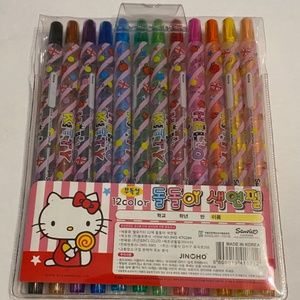 Sanrio | Other | Hello Kitty Twistup Crayons2 Colors | Poshmark